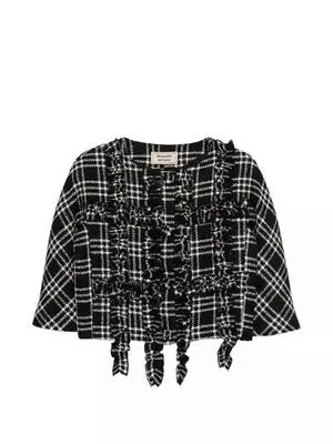 ALESSANDRO ENRIQUEZ Ruffled Bouclé Jacket