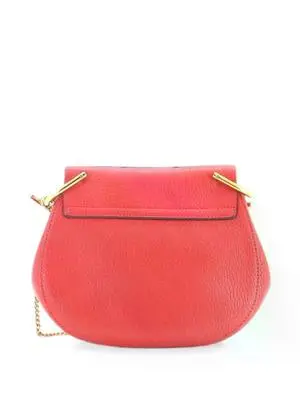 Chloé Drew Leather Mini Crossbody Bag - Red