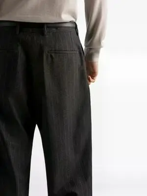 Dolce & Gabbana Pinstripe Virgin-wool Trousers