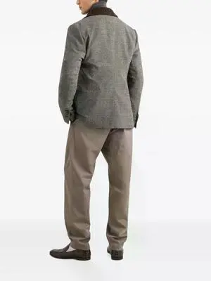 Dolce & Gabbana Portofino Single-breasted Jacket In Birdseye Wool