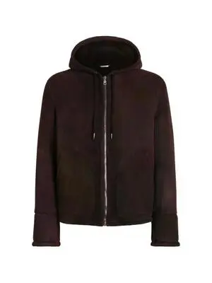 Dolce & Gabbana Suede Shearling Jacket