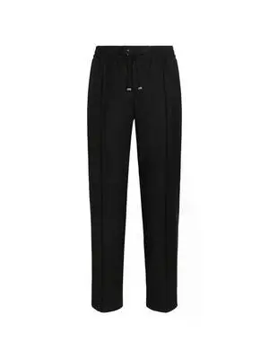Dolce & Gabbana Flannel Jogging Trousers - Black