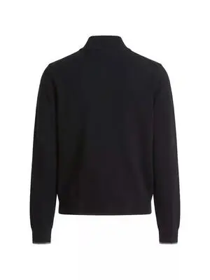 Peserico High-neck Zip-up Sweatshirt
