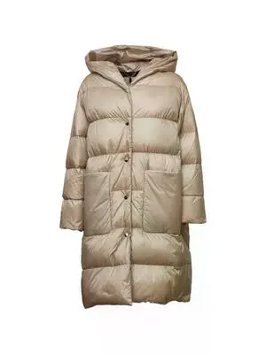 Max Mara Quilted Hooded Coat