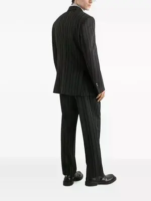 Dolce & Gabbana Sicilia Double-breasted Pinstriped Virgin Wool Jacket