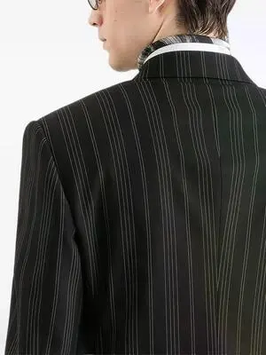 Dolce & Gabbana Sicilia Double-breasted Pinstriped Virgin Wool Jacket