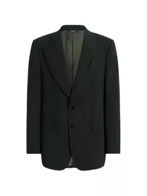 Dolce & Gabbana Single-breasted Micro-rib Jacket
