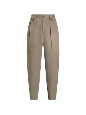 Dolce & Gabbana Cotton Twill Trousers - Neutrals