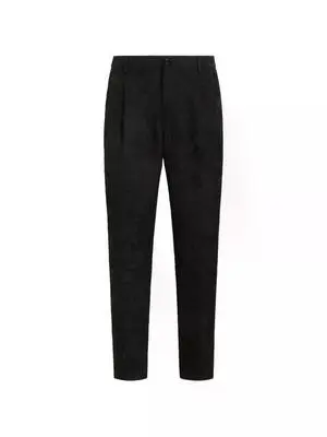 Dolce & Gabbana Brocade Trousers - Black