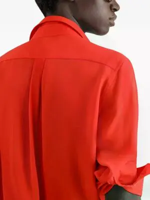 Dolce & Gabbana Crêpe De Chine Silk Martini Shirt