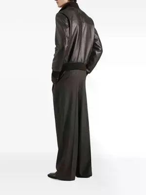 Dolce & Gabbana Lambskin Bomber Jacket