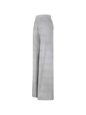 Max Mara Check-pattern Trousers