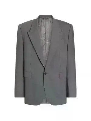 Dolce & Gabbana Palermo Single-breasted Wool Jacket - Grey