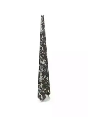 Dolce & Gabbana Abstract-print Twill Tie - Black