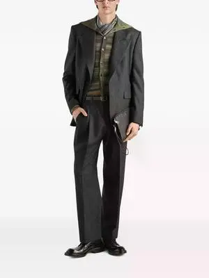 Dolce & Gabbana Ribbed Wool Cardigan