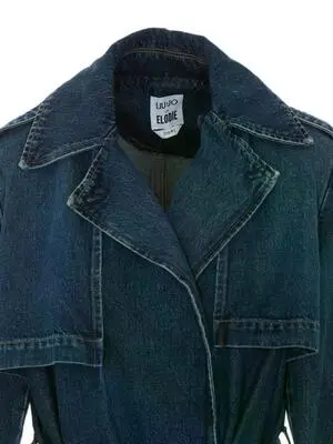 Liu Jo Belted Denim Trench Coat