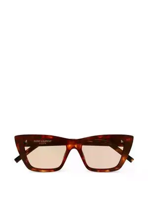 Saint Laurent Mica Cat-eye Sunglasses - Brown