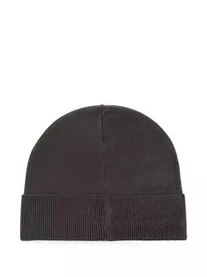 EA7 Mountain Visibility Logo-print Beanie Hat