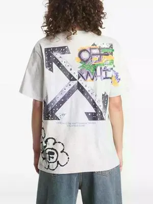 Off-White Metal Flowers Arrows T-shirt