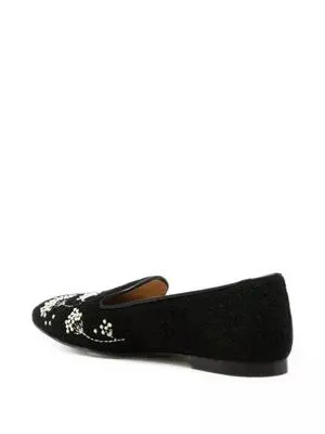 ARTEANA Alea Floral-embroidered Loafers