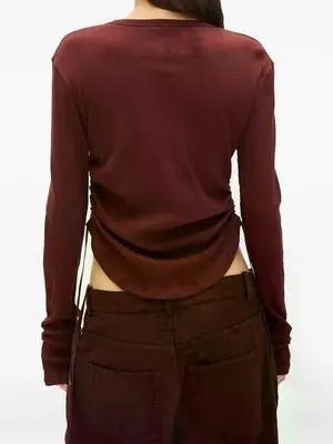 ANN DEMEULEMEESTER Dot Wrinkled T-shirt