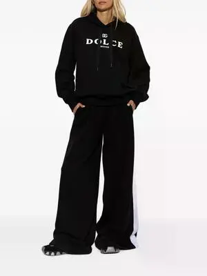 Dolce & Gabbana Logo-embroidered Cotton Hoodie
