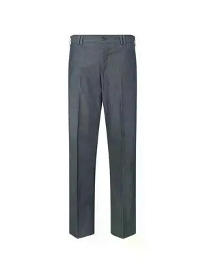 PT TORINO Edge Pressed-crease Trousers - Blue
