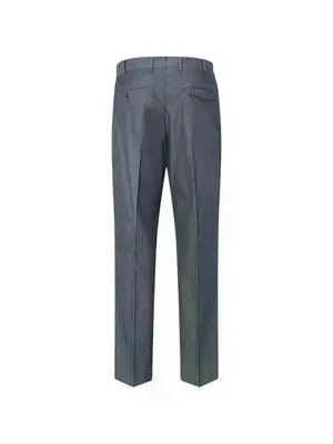 PT TORINO Edge Pressed-crease Trousers - Blue