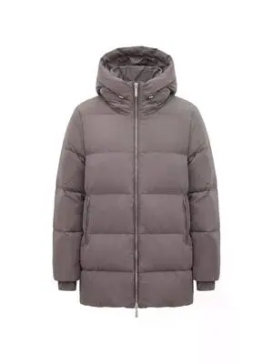 MOORER Quilted Hooded Jacket