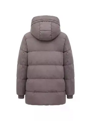 MOORER Quilted Hooded Jacket