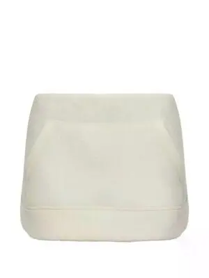 Dsquared2 Pouch-pocket Wool Skirt - White