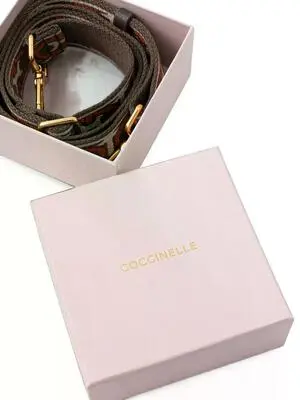 COCCINELLE Logo-monogram Shoulder Strap - Grey