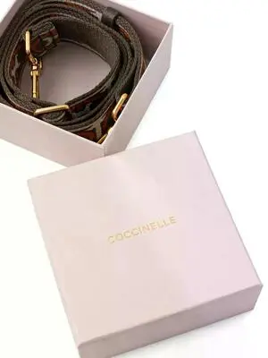 COCCINELLE Logo-monogram Jacquard Shoulder Strap