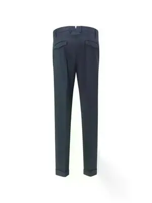 PT TORINO Pressed-crease Turned-up Trousers