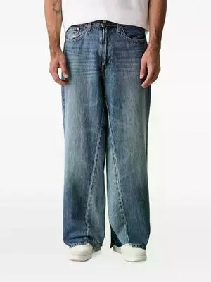 LEVI'S Baggy Panelled Wide-leg Jeans - Blue