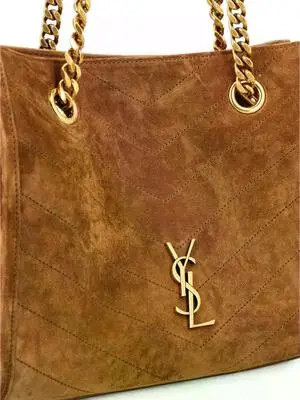 Saint Laurent Chevron-quilted Tote Bag