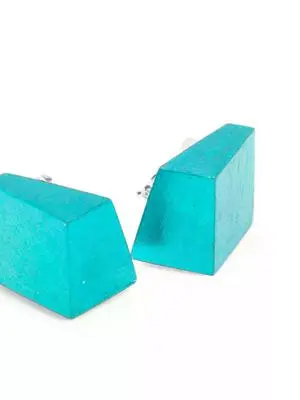 MONIES Venia Geometric Wood Earrings