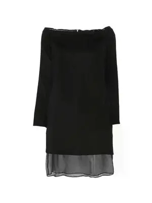ESSE STUDIOS Off-shoulder Mini Dress - Black