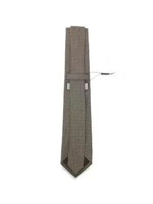Canali Geometric-pattern Tie