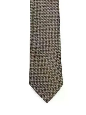 Canali Geometric-pattern Tie