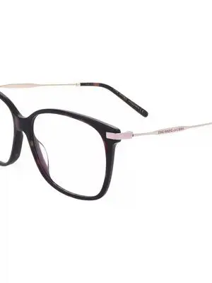 Marc Jacobs Tortoiseshell-effect Square-frame Glasses - Brown