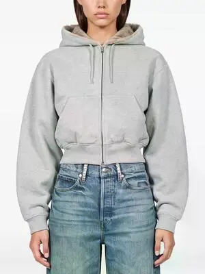 Alexander Wang Zip-up Hoodie - Grey