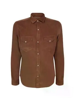 Canali Corduroy Western Shirt