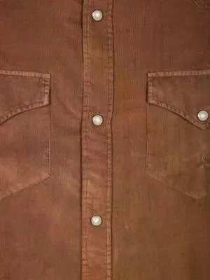 Canali Corduroy Western Shirt