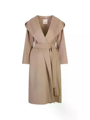 Max Mara Romolo Belted Hooded Coat