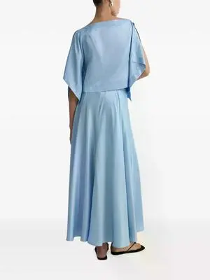 Bondi Born Como Satin-finish Maxi Skirt