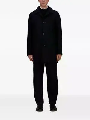 Herno Diagonal-wool-fabric Coat