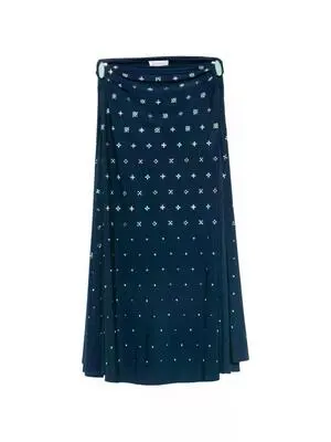 Rabanne Embellished Cut-out Skirt