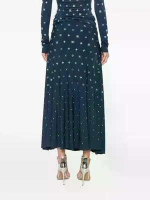 Rabanne Embellished Cut-out Skirt