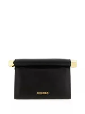 Jacquemus Rond Carré Leather Clutch Bag